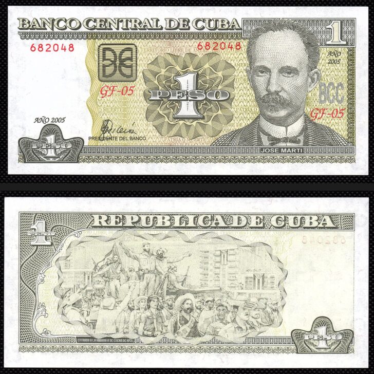 Cédula de Cuba de 1 Pesos FE – NUMISMATICA BSB
